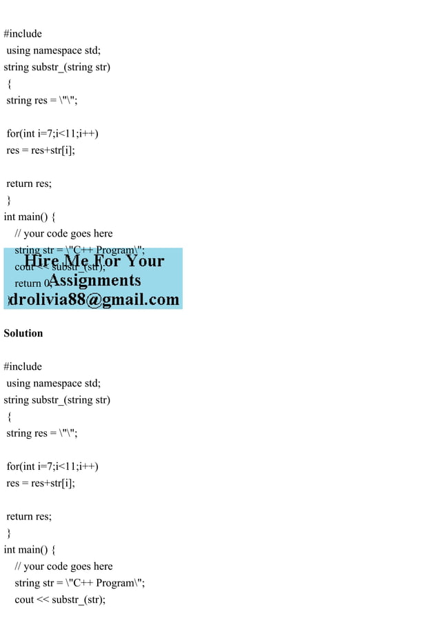 #include iostream using namespace std;string substr_(string st.pdf #include iostream using namespace std;string substr_(string st.pdf