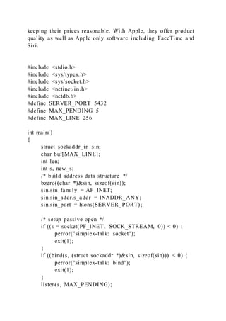 #include stdio.h#include systypes.h#include syssocket.h | PDF