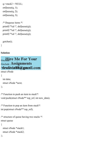 #includestdio.h#includestdlib.h structure of a stack node .pdf