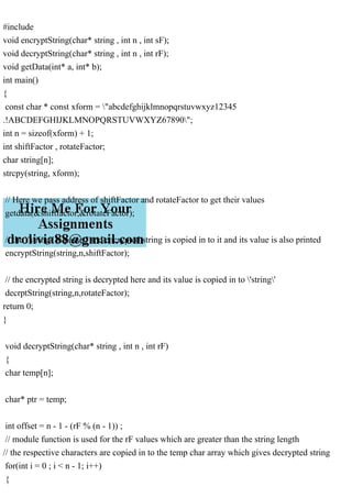 #include stdio.hvoid encryptString(char string , int n , int sF.pdf