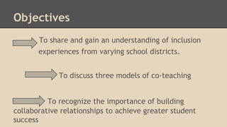 Including inclusion sharing the classroom for student success | PDF