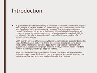 Including Social Media in a Marketing Strategy | PPT