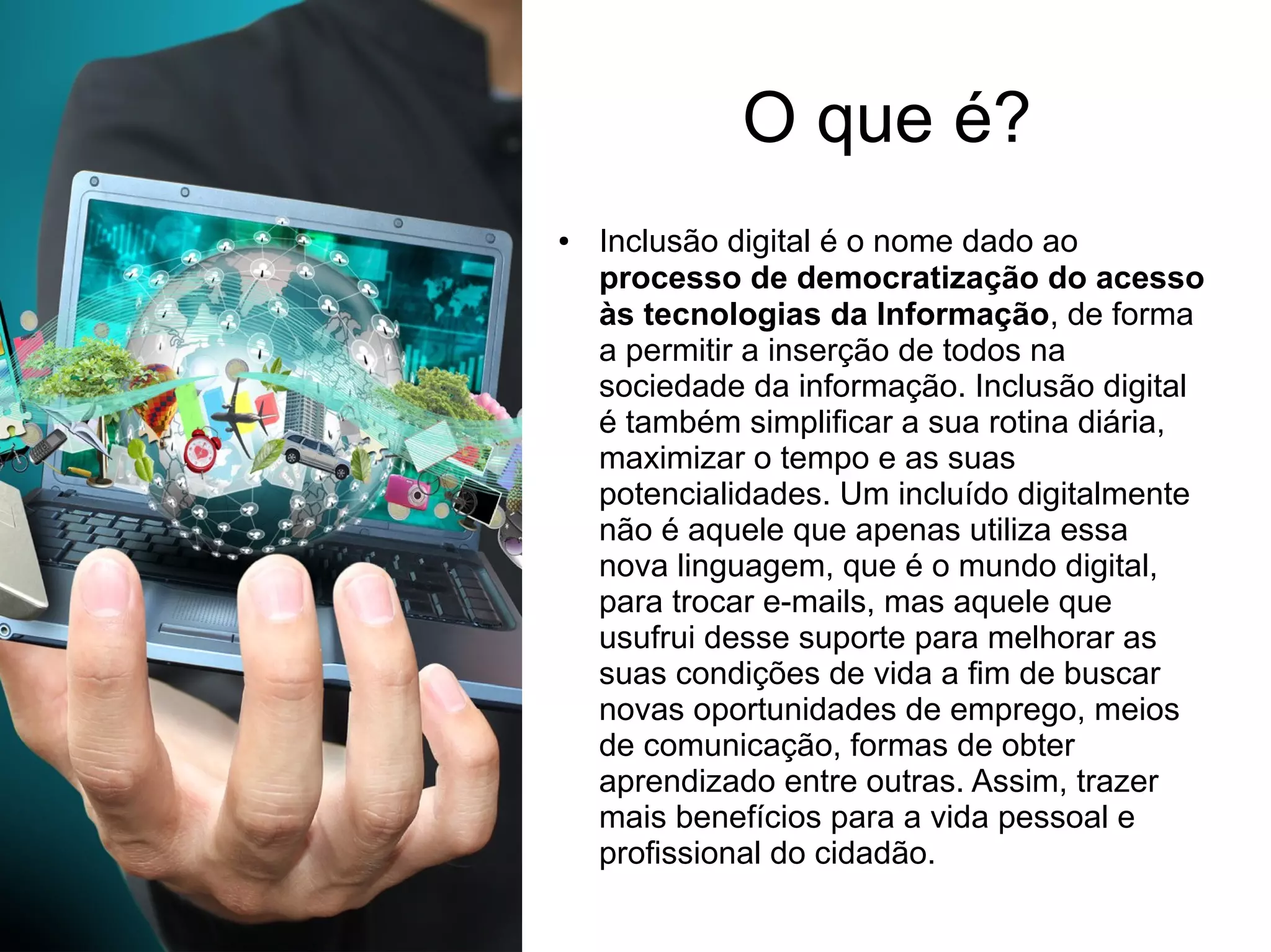 Inclusão digital no Brasil e no Estado do Acre | PPT