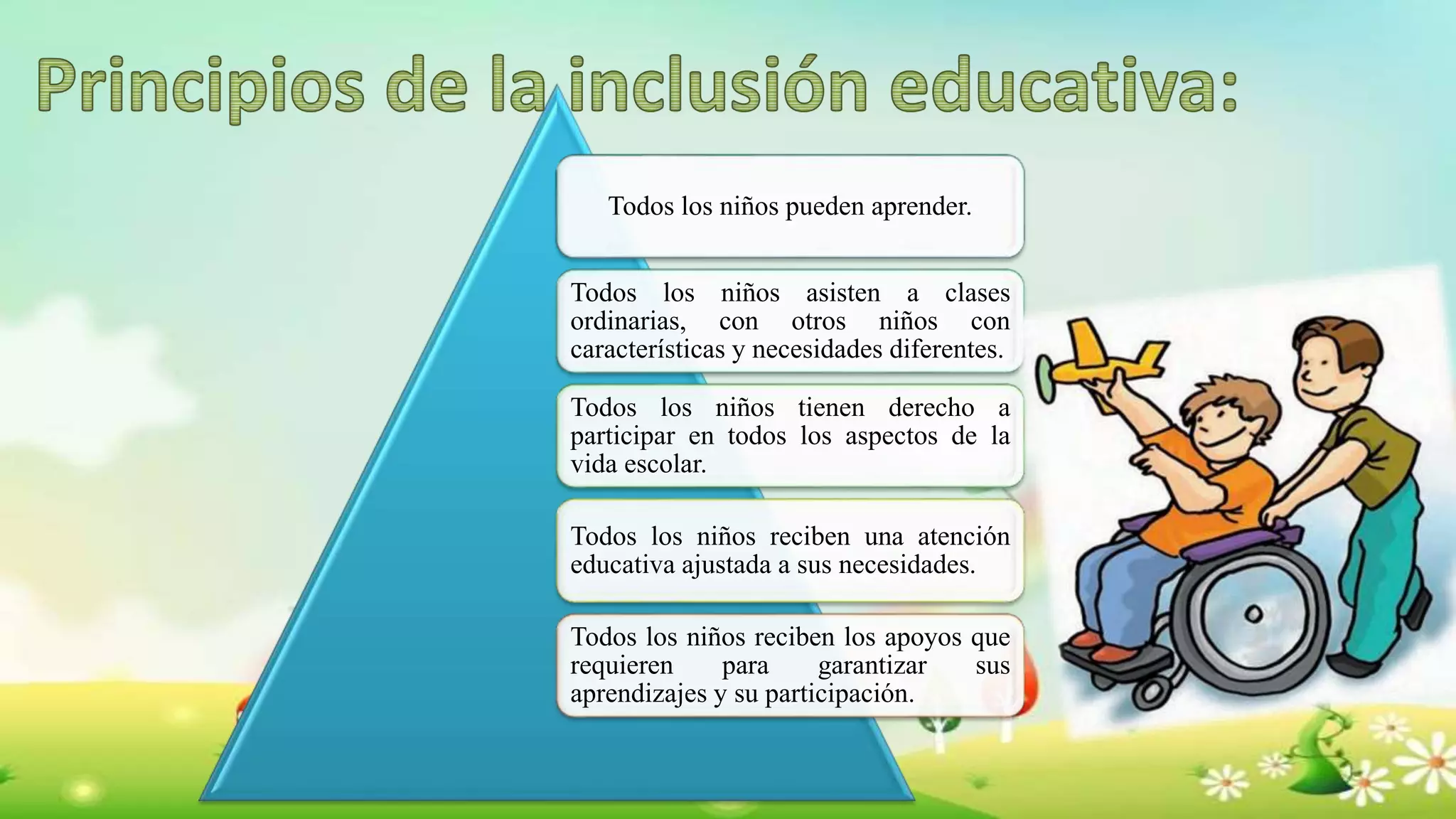 Inclusión educativa diapositivas | PPT