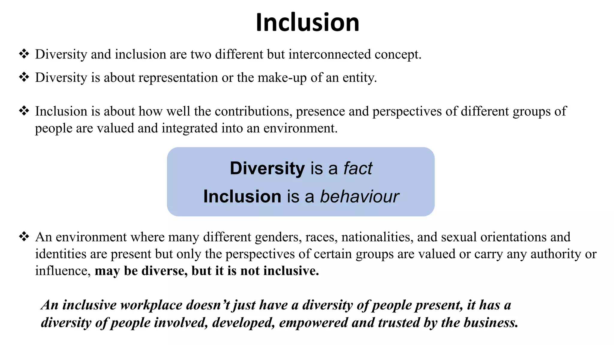 Inclusion and Accessibility | PPTX