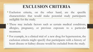 INCLUSION AND EXCLUSION CRITERIA session ACRM.pptx