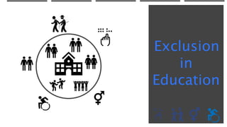 Inclusion and exclusion in education | PPTX