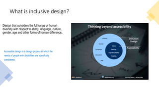 Inclusion by design - #a11yTOConf 2021 | PPTX