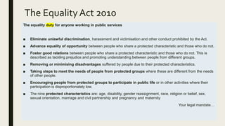 Inclusion equalityact | PPTX