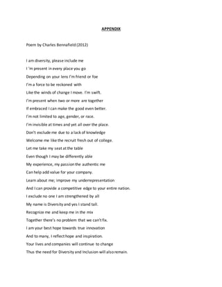 Inclusion in Early Childhood Education | DOCX