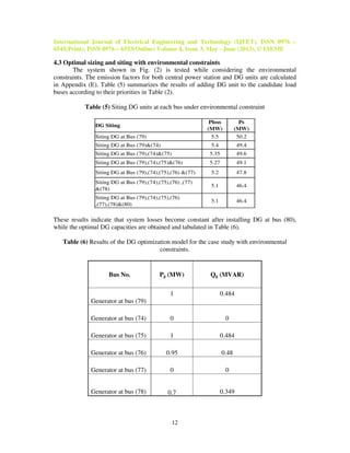 Inclusion of environmental constraints into siting and sizing | PDF