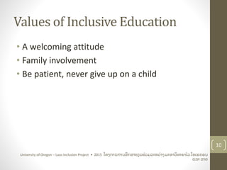 Inclusion Overview | PPTX | Special Needs Kids | Parenting