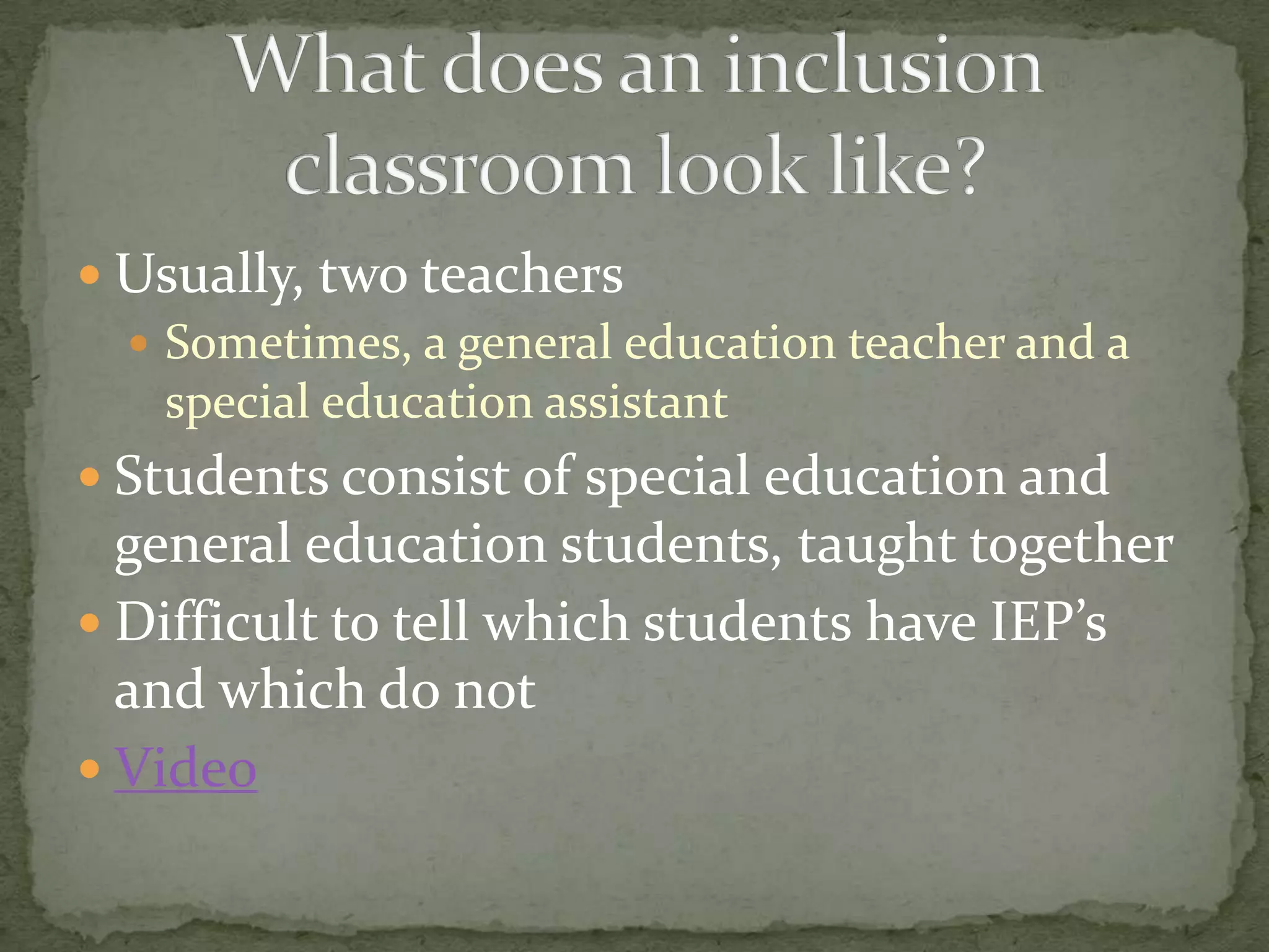 Inclusion ppt | PPT