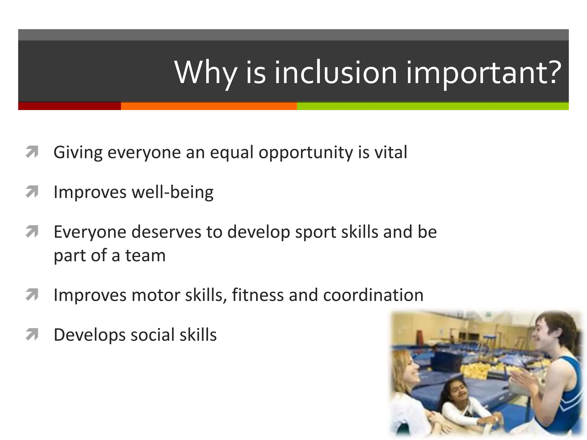 Inclusion in Sport | PPTX