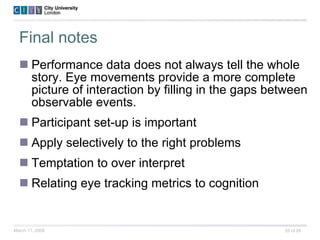 Using Eye Tracking For Reading Studies | PPT