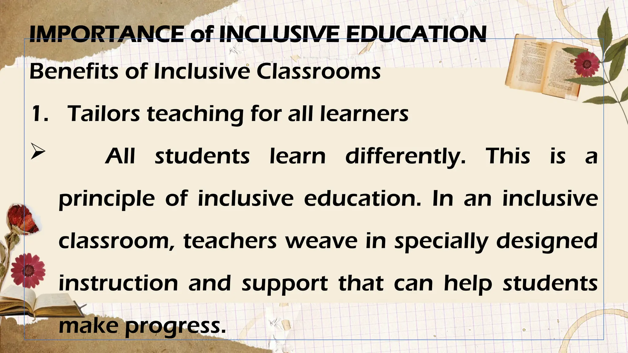 INCLUSIVE-EDUCATION- powerpoint lesson for teachers | PPTX