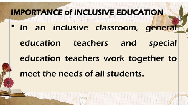 INCLUSIVE-EDUCATION- powerpoint lesson for teachers | PPT
