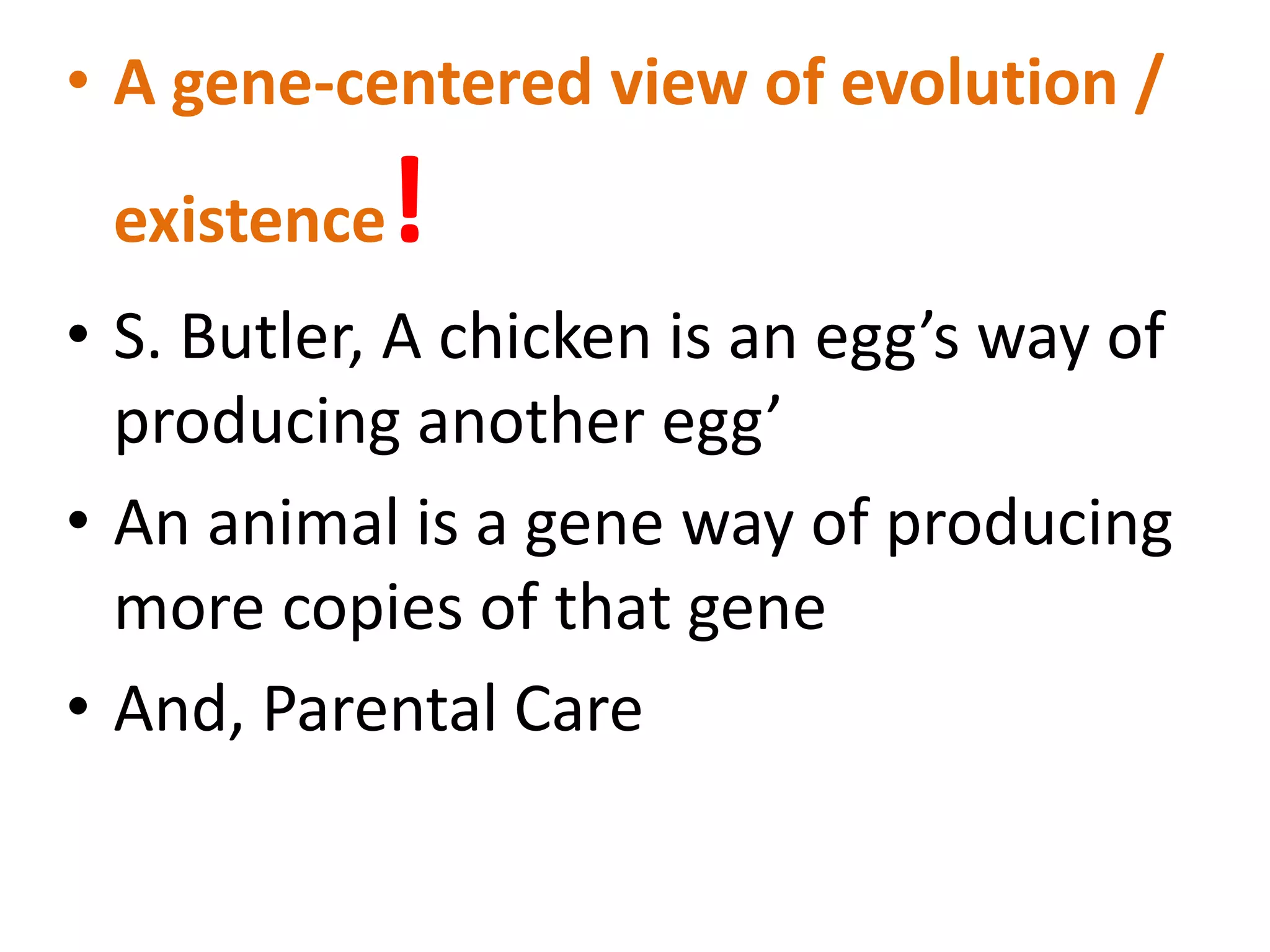 Inclusive Fitness Hamilton Rule | PPTX