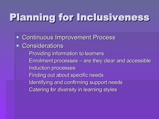 Inclusive Learning | PPT