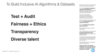 Why do we need Inclusive AI | PPT