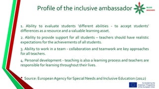 “Inclusive education is an investment for the future” | PDF