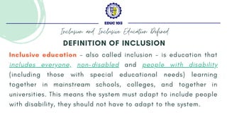 Inclusive Approach to Early Education (Foundation of Special and ...