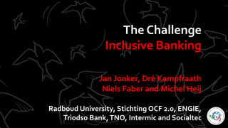 Inclusive banking: creating peer-to-peer transactions with assets | PPT