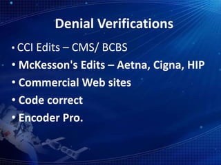 Denial Management - Inclusive & Global | PPTX