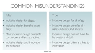Inclusive Design 101 | PDF