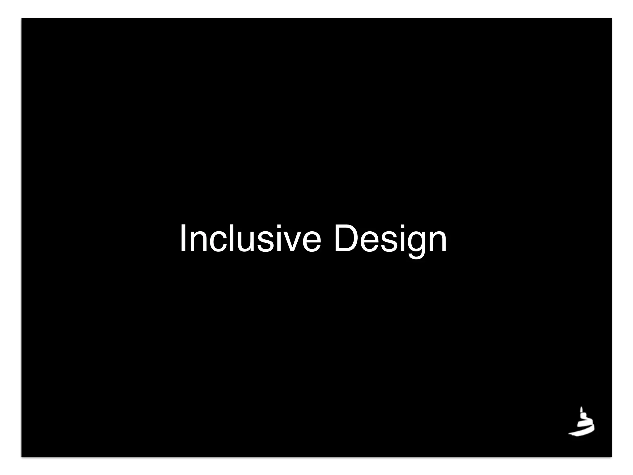 Inclusive Design From Approach to Execution | PPT