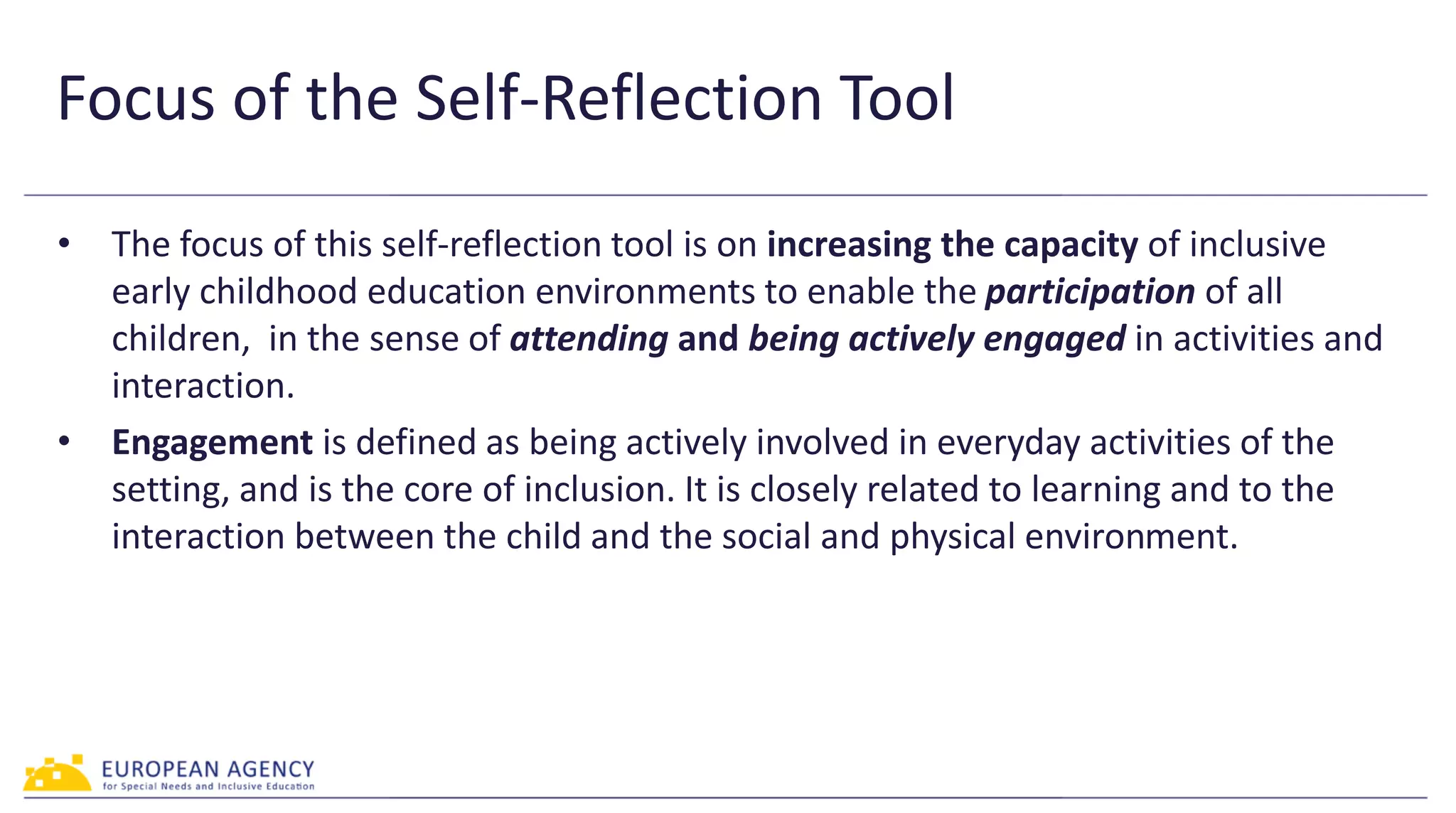 Inclusive Early Childhood Education project | PPTX