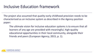 Inclusive Early Childhood Education project | PPTX