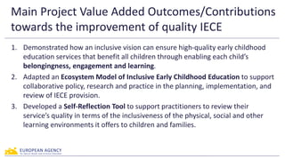 Inclusive Early Childhood Education project | PPTX