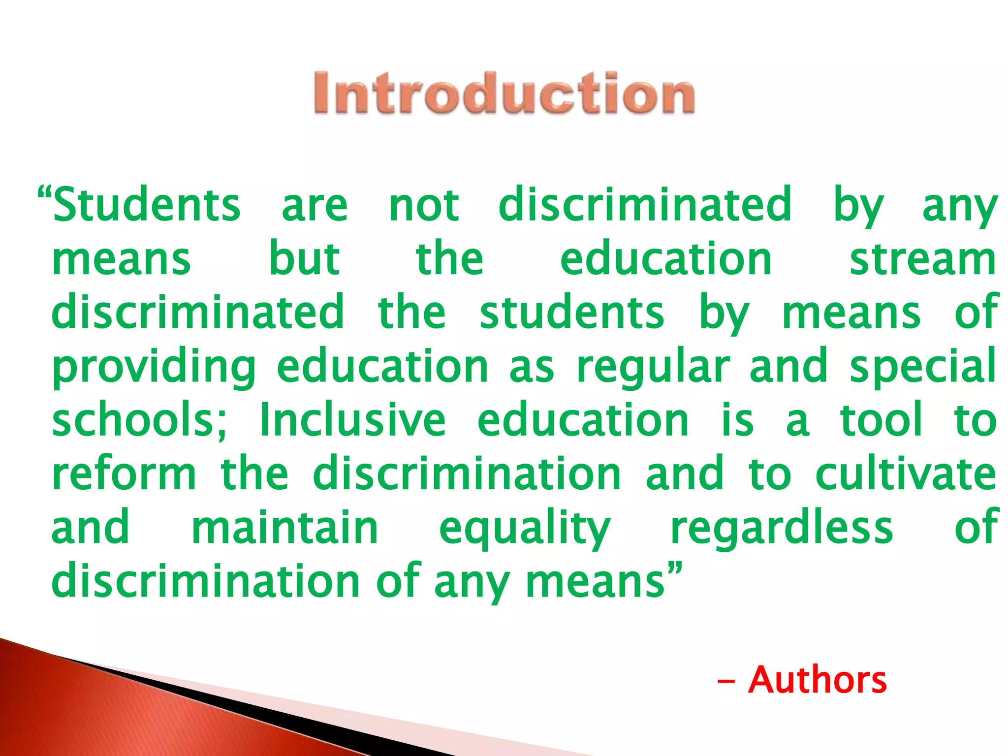 ICT in Inclusive Education | PPTX