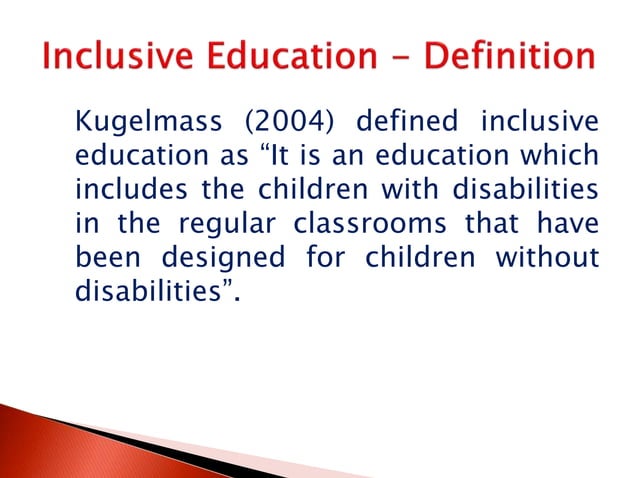 ICT in Inclusive Education | PPTX | Special Needs Kids | Parenting