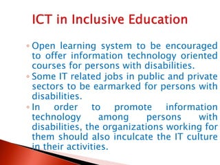 ICT in Inclusive Education | PPTX