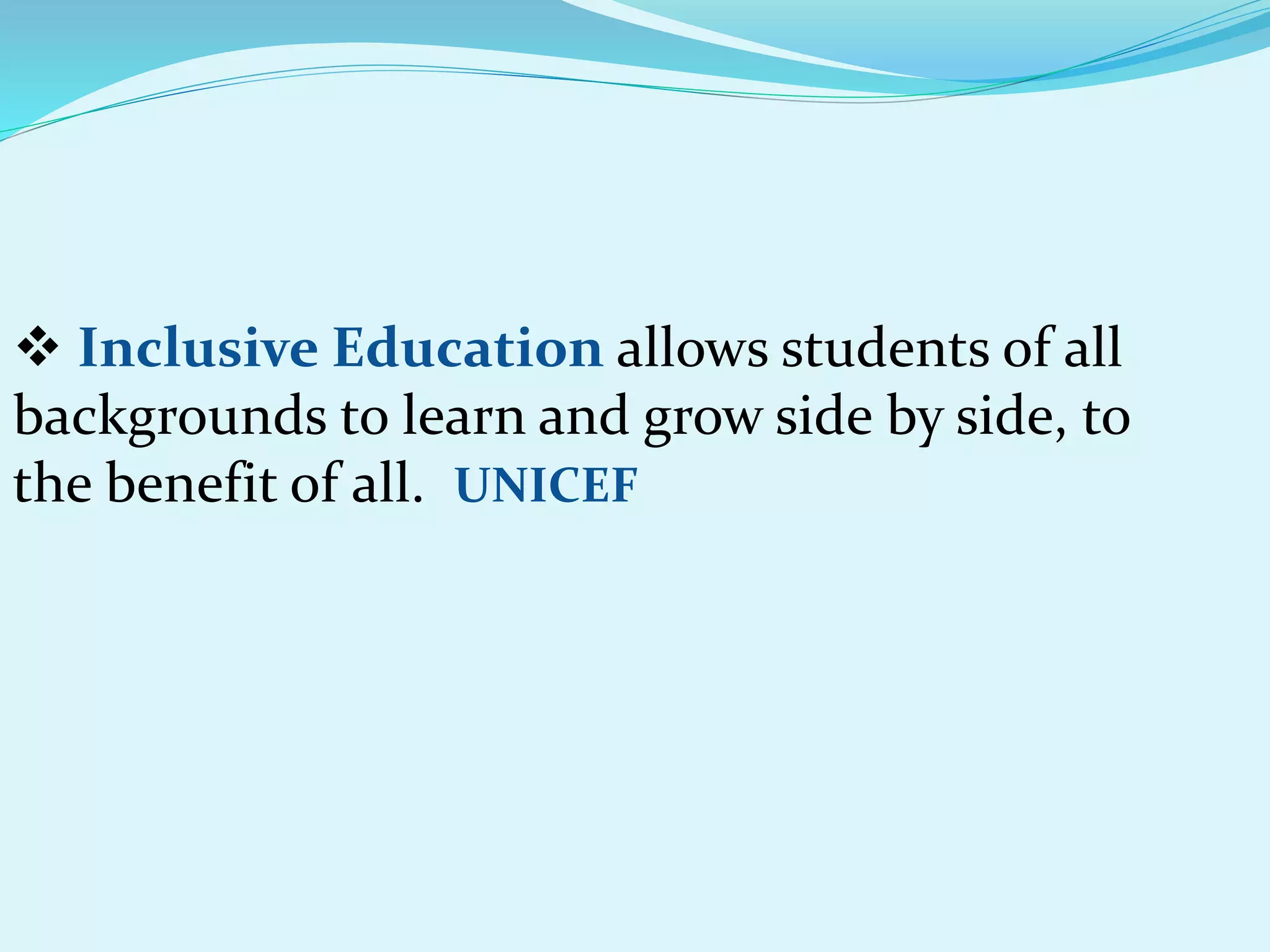 Introduction of Inclusive Education | PPTX