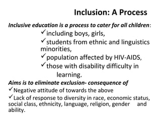 Inclusive education | PPT