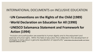 In clusive education | PPTX