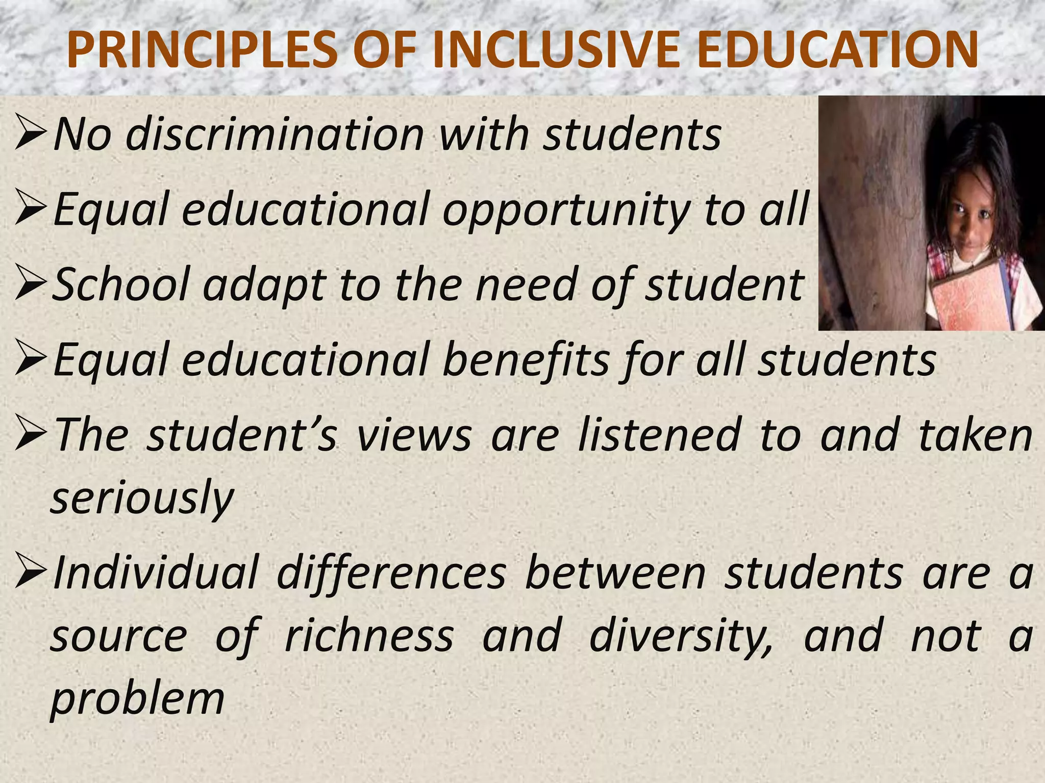 Inclusive education | PPTX