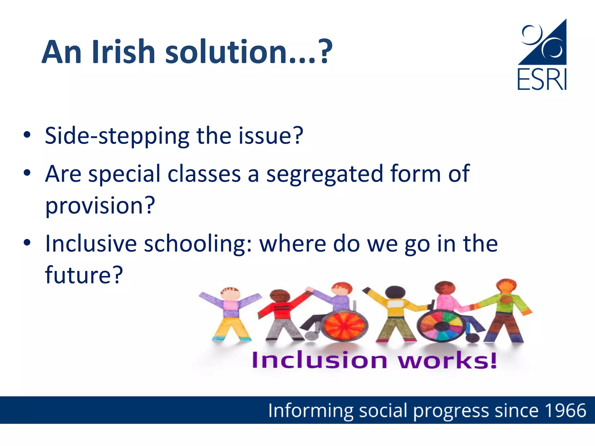 An Irish Solution? Developing Inclusive Education in Ireland | PDF