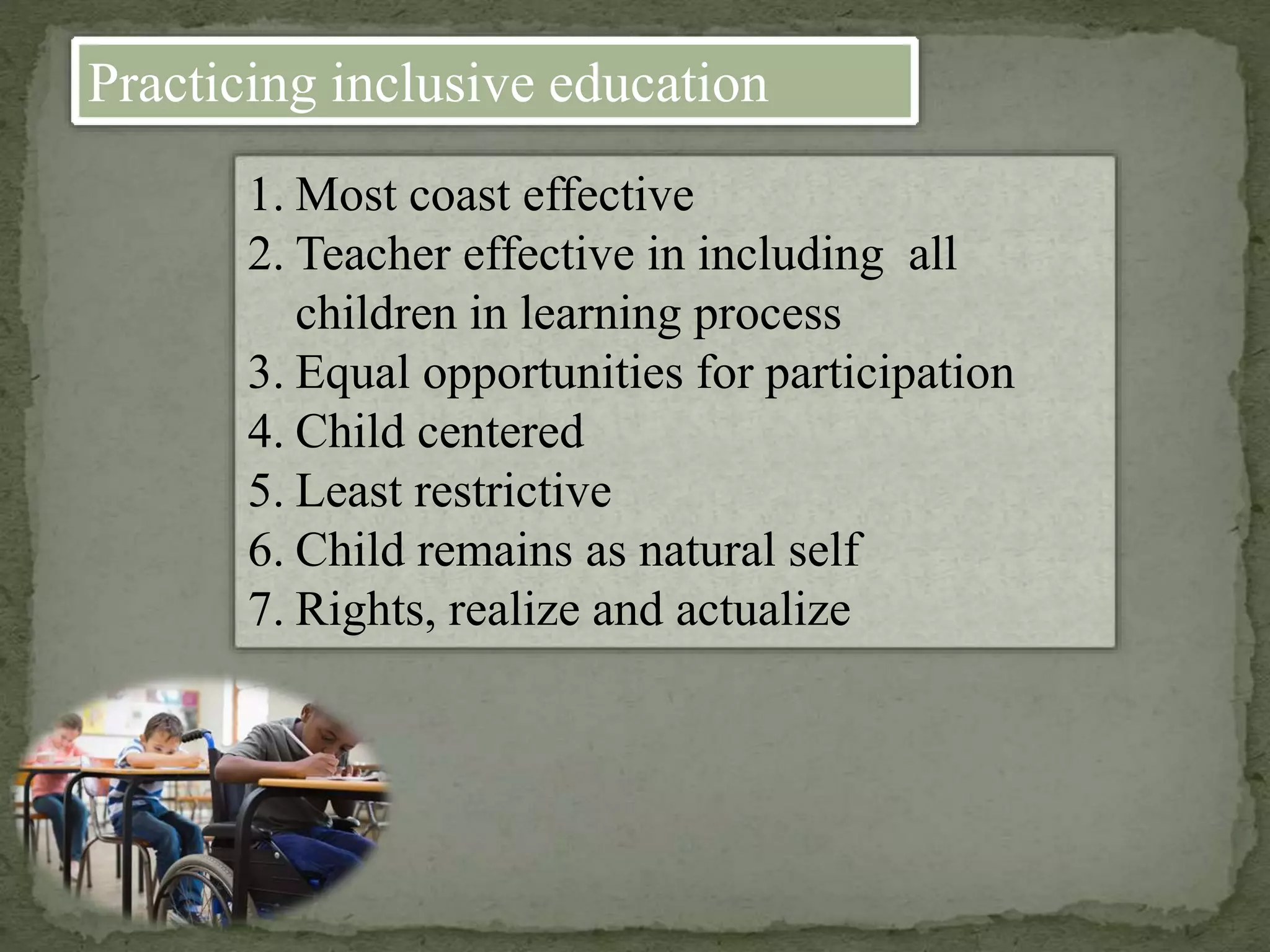Inclusive education | PPT
