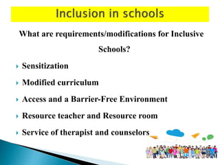 Inclusive education | PPTX