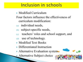 Inclusive education | PPTX