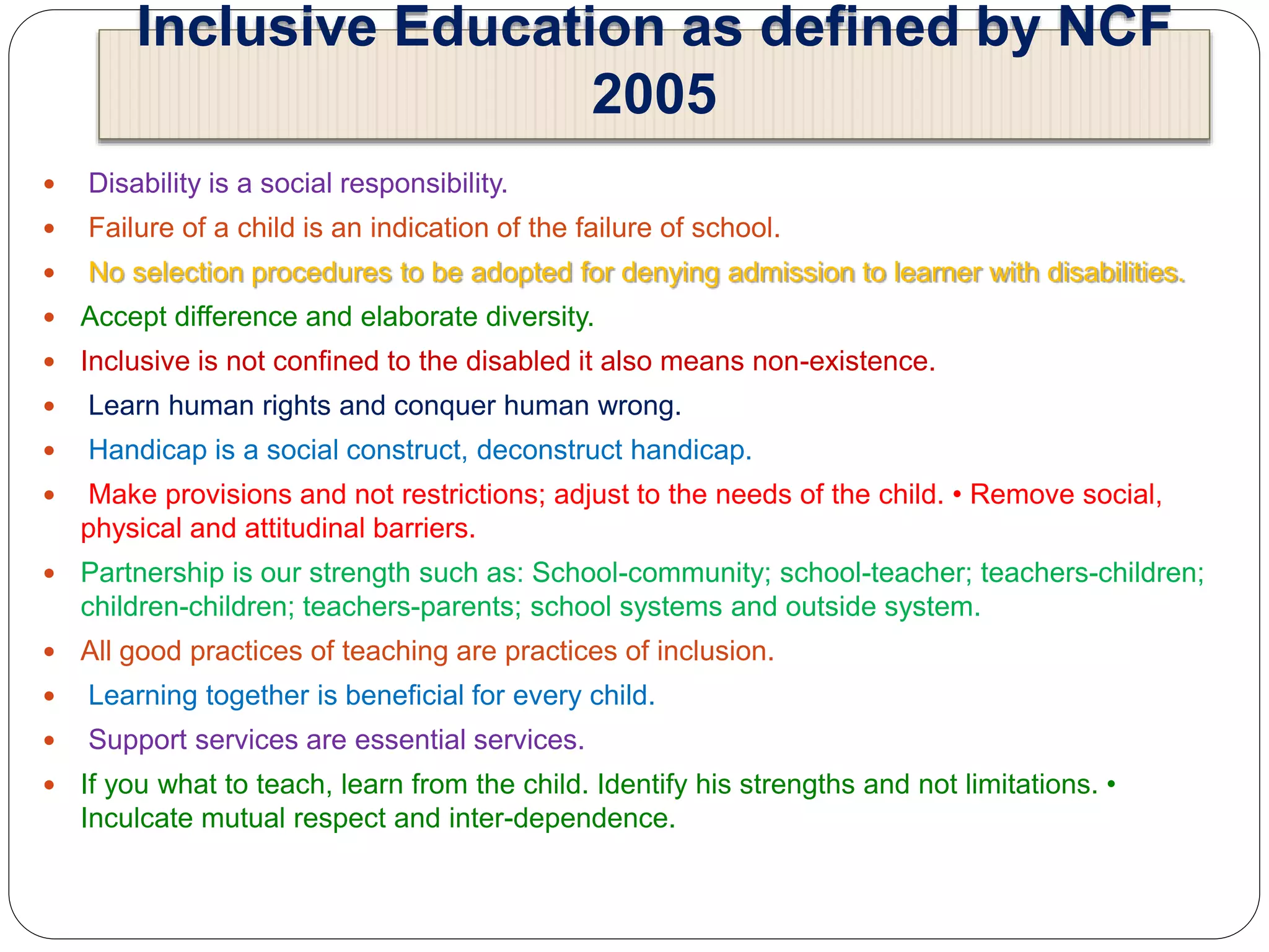 Inclusive education - Definition, concept and significance of Inclusive ...
