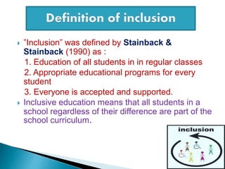 Inclusive education - Definition, concept and significance of Inclusive ...
