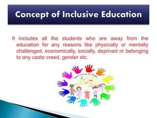 Inclusive education - Definition, concept and significance of Inclusive ...
