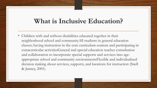 Inclusive education | PPTX