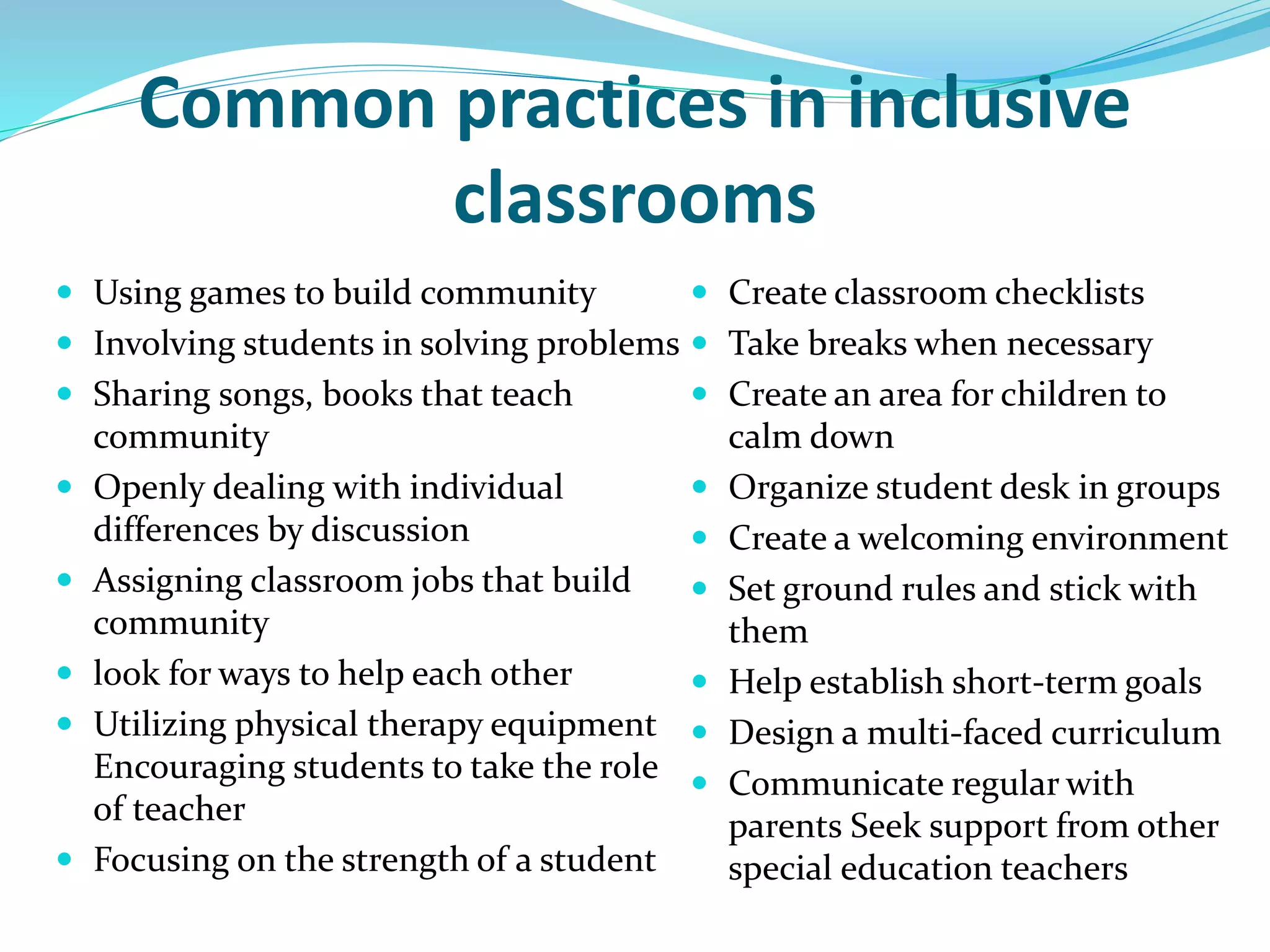 Inclusive education ppt | PPTX