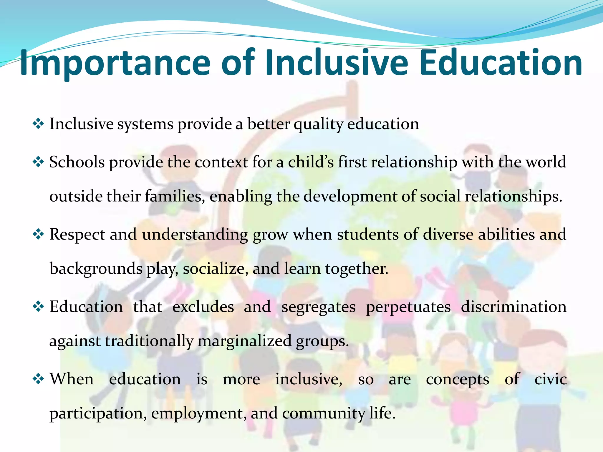 Inclusive education ppt | PPTX